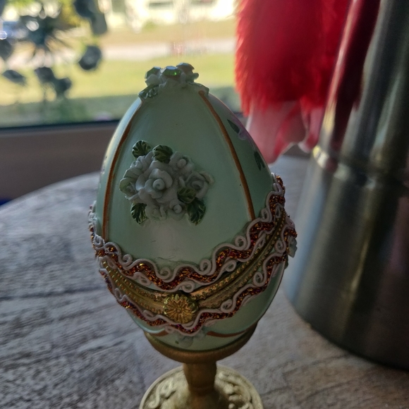 Accents | Fancy Egg For Decor With Stand | Poshmark